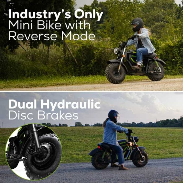 Greenworks 60V STEALTH Series Electric Mini-Bike – Buy Cement Mixers ...